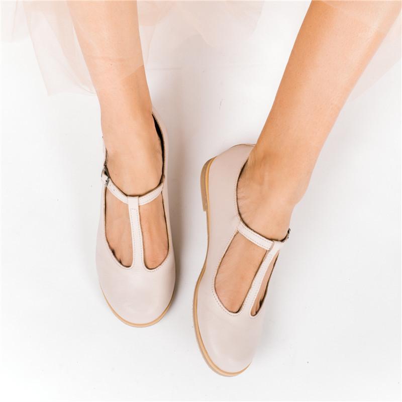 Women's round closed toe buckle strap sandals | T strap closed toe ...