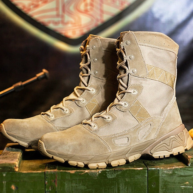 Men's high cut tactical boots | Lightweight military combat boots ...