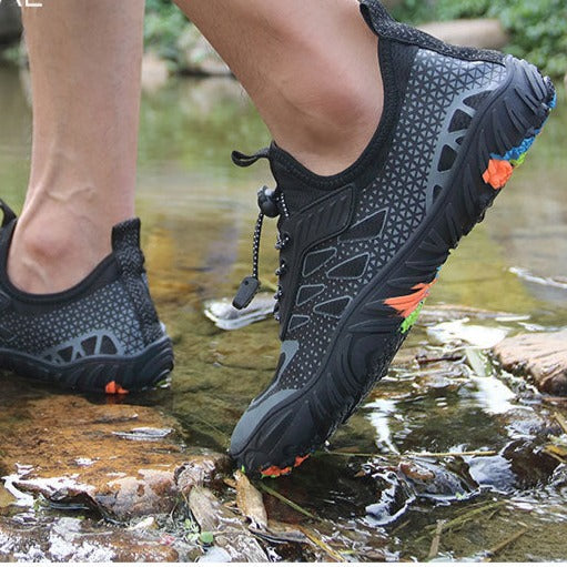 Men's water shoes | barefoot aqua beach shoes | water sports surfing ...